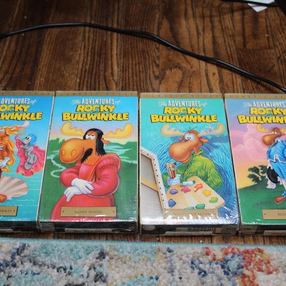 VHS | Media | New Sealed The Adventures Of Rocky And Bullwinkle 4 ...